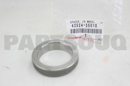 4352435010 Genuine Toyota SPACER, FRONT WHEEL INNER BEARING, RH/LH ...