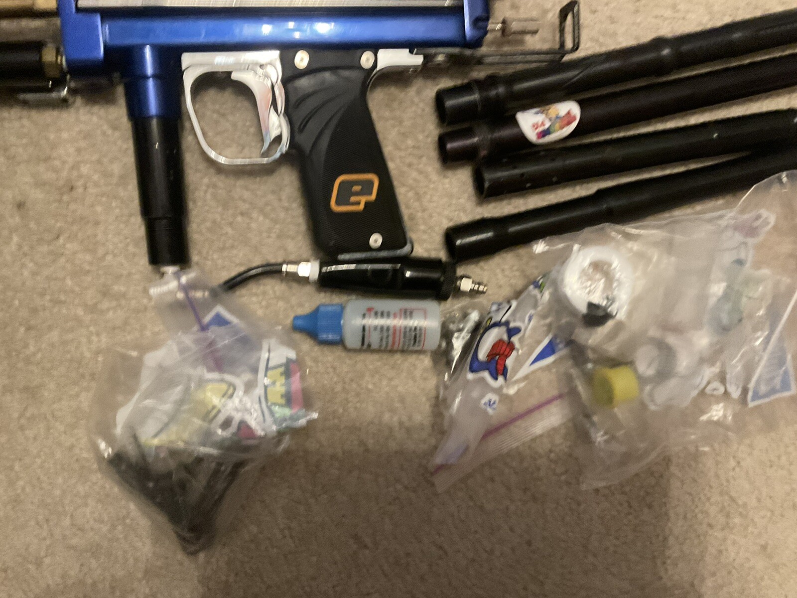 WGP autococker paintball gun E2 Blue Color Empire Upgrades Parts Extra ...