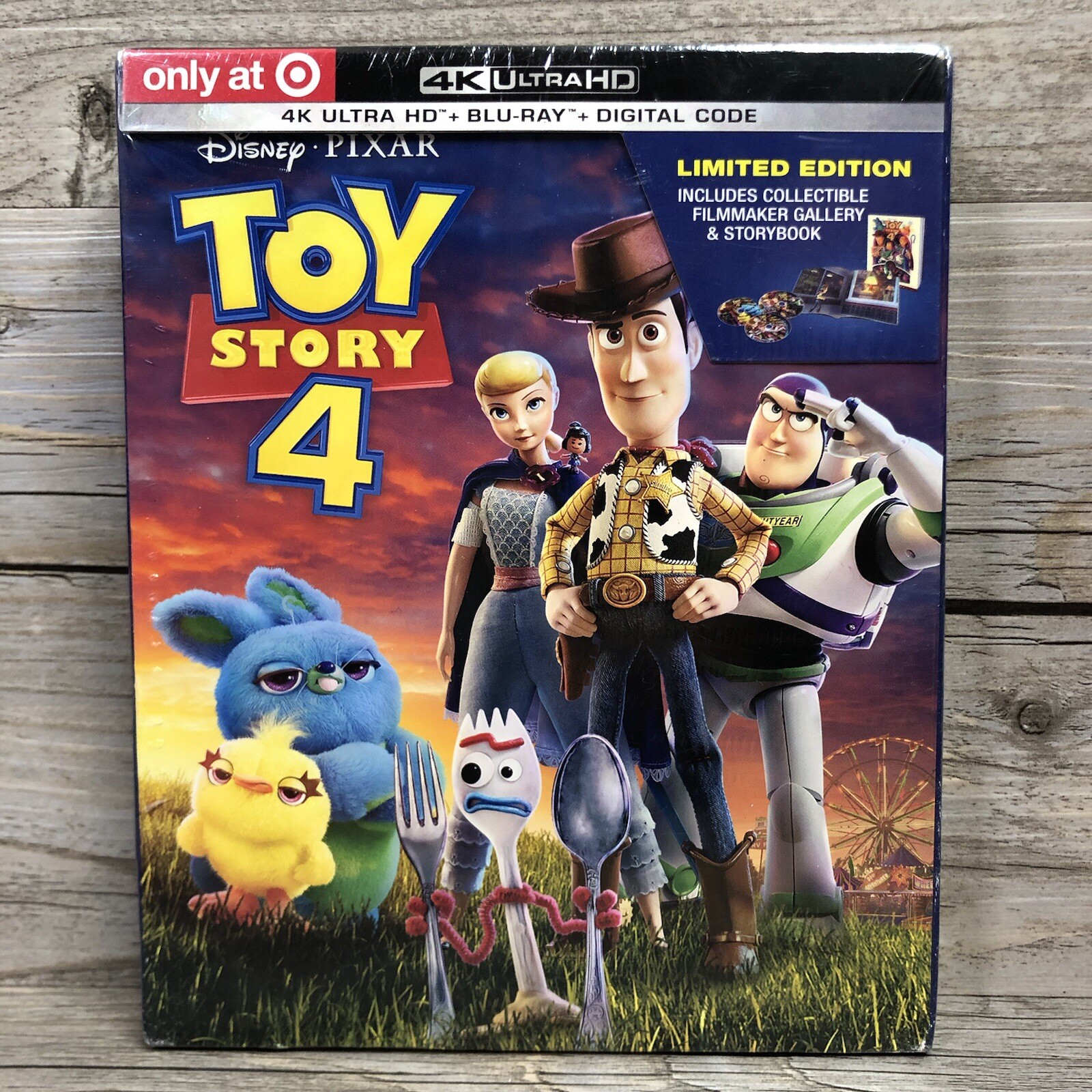 Toy Story 4 (4K UltraHD + Blu-ray, 2019) SEALED w/ Slipcover ...