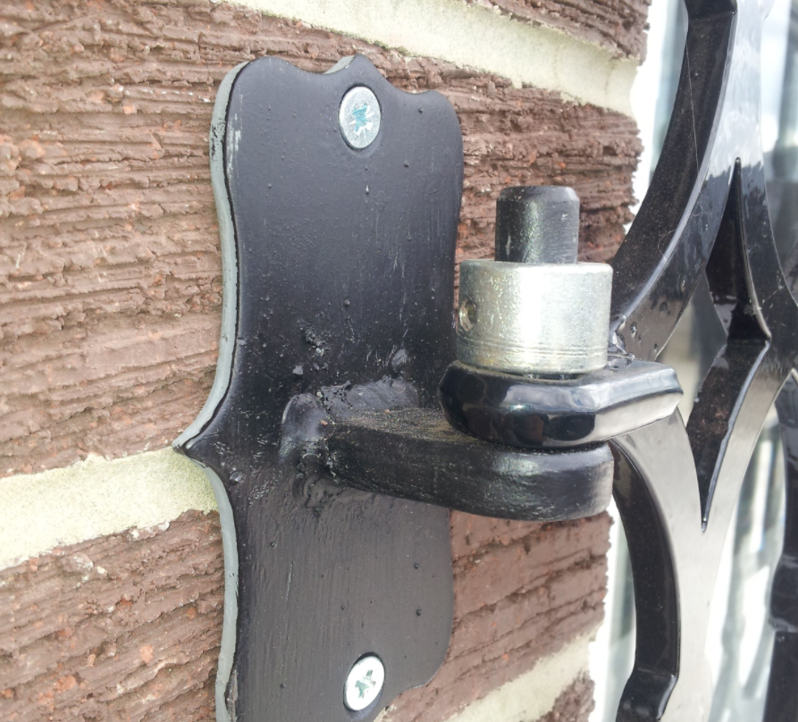 10 Pairs - Farm Gate Hinge Pin Theft Security Locking Collars 20mm with ...