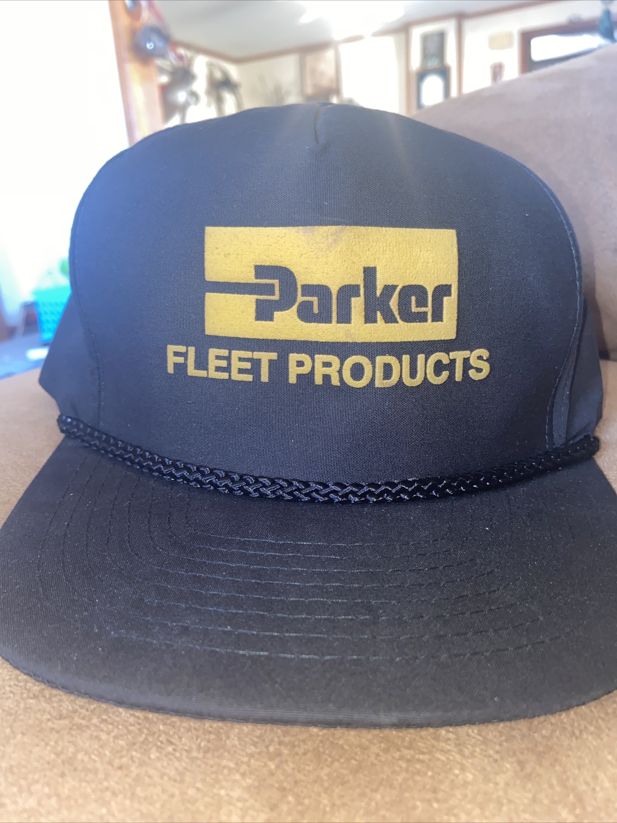 Vintage Parker Trucker Fleet Products Farm Ag Hat Cap SnapBack ...