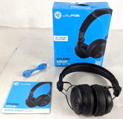 *OPEN BOX* JLab Studio Bluetooth Wireless On-Ear Headphones - Black | eBay