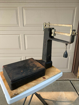 Vintage Original HOWE Platform Beam Scale | eBay
