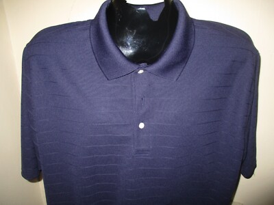 Men's Pebble Beach Golf Performance Short Sleeve Polo Golf Shirt Size ...