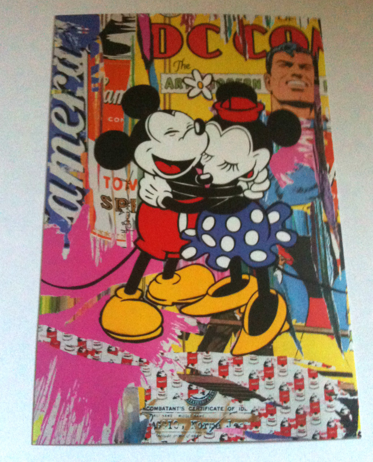 MR BRAINWASH MICKEY MOUSE TOMATO SPRAY EVENT / PROMO CARD ARTSHOW 2011 ...