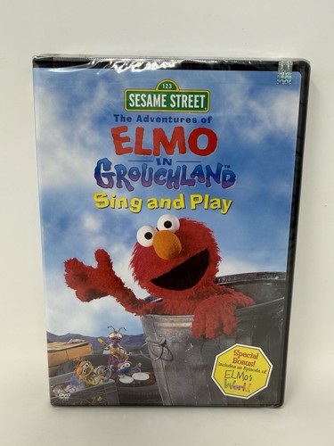 Sesame Street The Adventures Of Elmo In Grouchland Sing and Play DVD ...