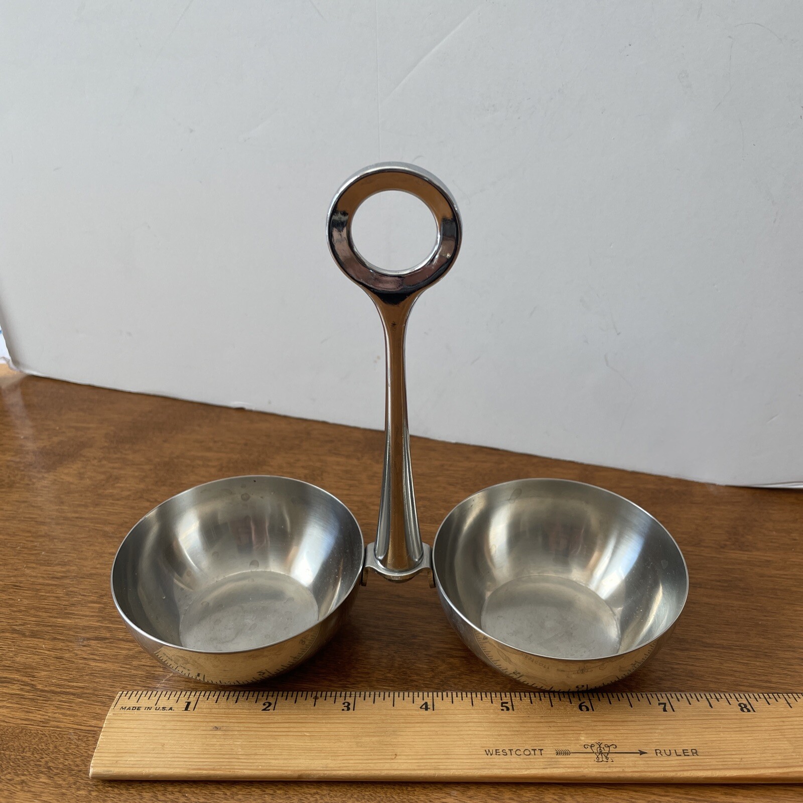 Vintage WMF Menage Salt & Pepper WMF Cromargan Made IN Germany Base ...