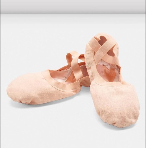 Bloch S0621G Pro Elastic Pink Canvas Split Sole Ballet Dance Shoes Adult Sz 6 D | eBay
