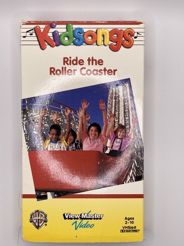 Kidsongs:Ride The Roller Coaster VHS 1990-VERY RARE SONY DUST COVER ...