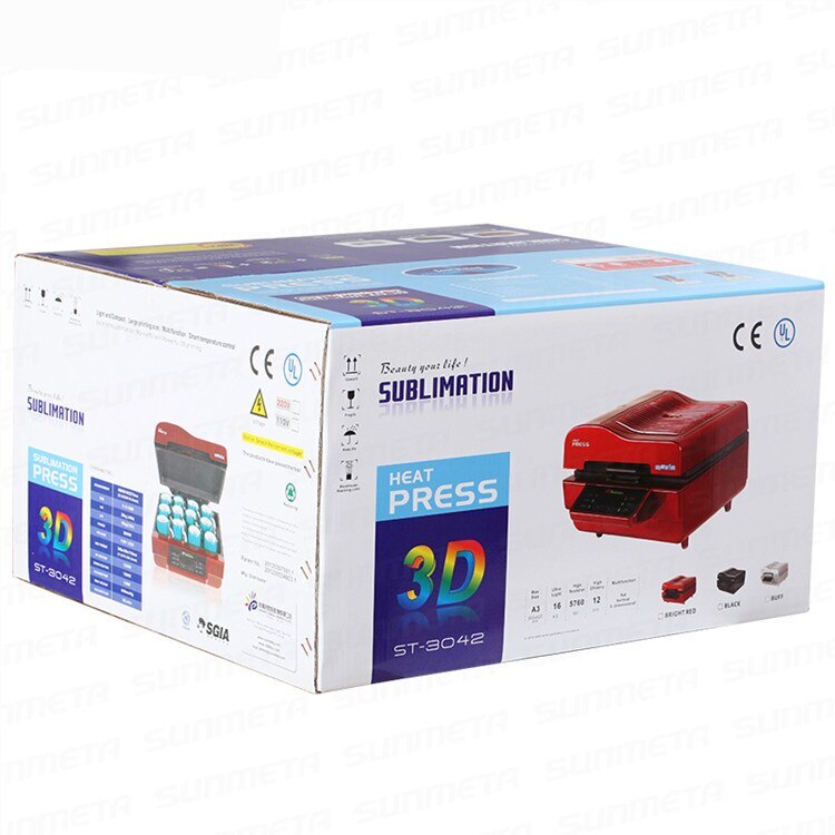 ST-3042 3D Sublimation Vacuum Heat Press Machine for Mugs Phone Case ...