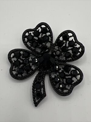Weiss Jappaned Black 4 Leaf Clover | eBay