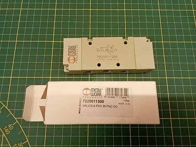 Metal Work Pneumatic VANNE 1/4 5 VOIES 7020011300 PNV 35 PND OO / NEW ...