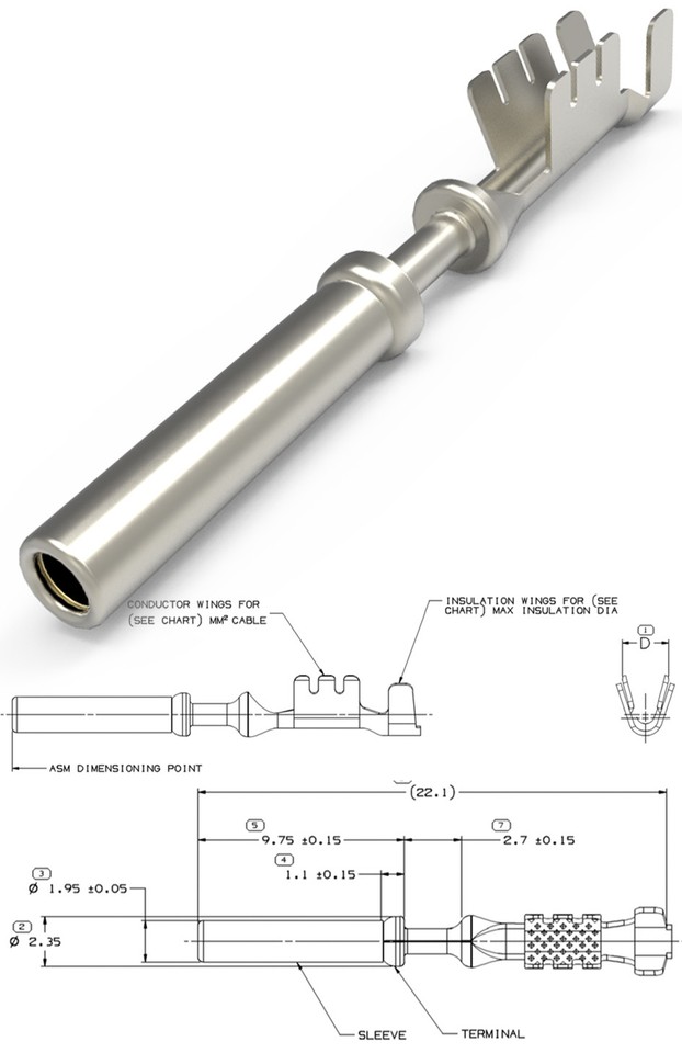 Delphi Micro-Pack 100W 18 20 GA, 12084912 PCM Terminals (Pack of 15) | eBay