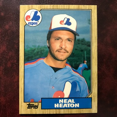 1987 Topps TIFFANY Traded Set NEAL HEATON #45T EXPOS ** MINT ** HIGH ...