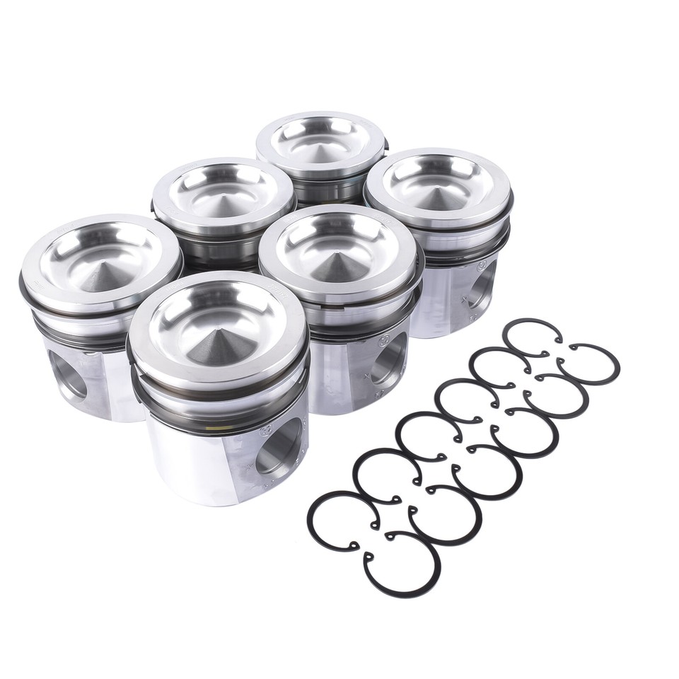 Set of 6 Pistons For Dodge Ram 5.9L Cummins 24V 2004 2005 2006 3966678 ...