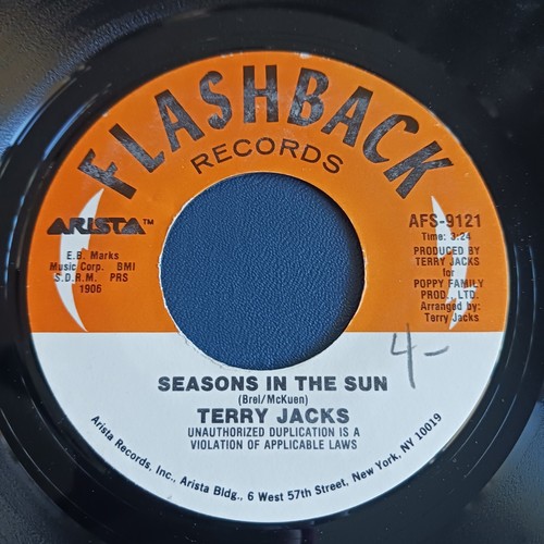 Terry Jacks – Seasons In The Sun (Arista – AFS-9121) If You Go Away | eBay
