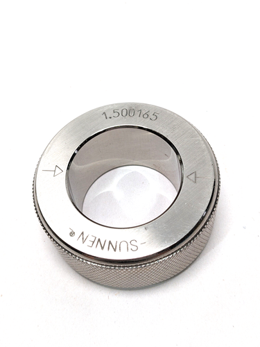 Sunnen 1.5 (1.500165) Master Plain Bore Ring Gage Precision Machining ...