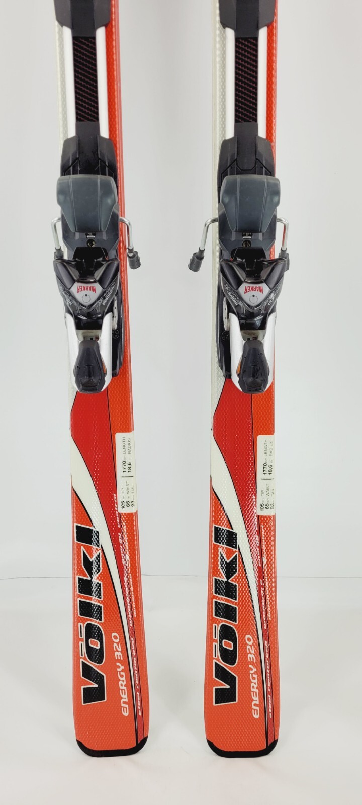 Volkl Energy 320 170cm Skis w/ Marker M1100 Titanium Bindings | eBay