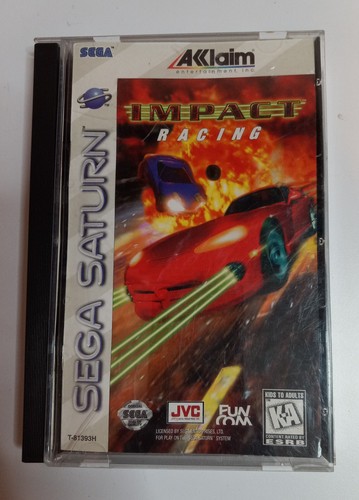 **NO GAME** - Impact Racing (Sega Saturn, 1996) Case & Manual Only | eBay