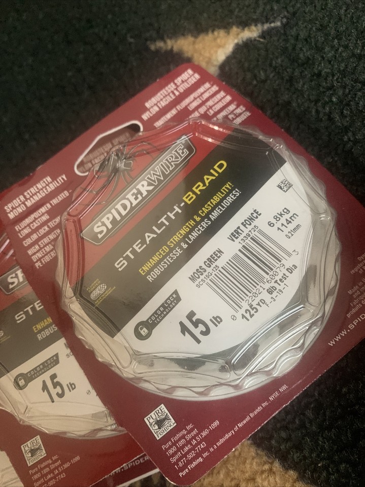 5 packs of spiderwire stealth braid | eBay