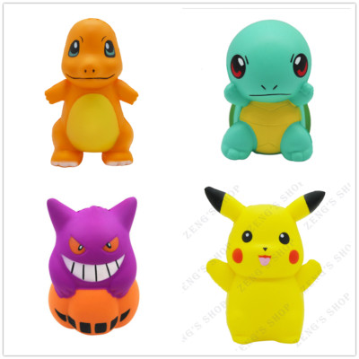 Kawaii Jumbo Squishys Slow Rising Pokemon Pikachu Gengar Charmander Toy ...