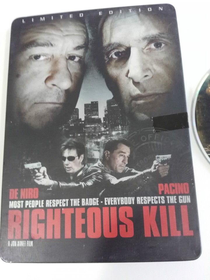 Righteous Kill DVD Steelbook English Deutsch German Ed Robert De Niro Al Pacino | eBay