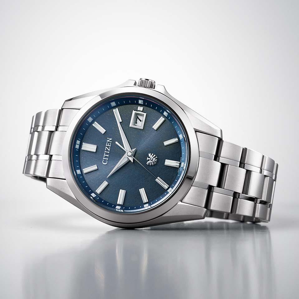 The CITIZEN AQ4091-56M Titanium Eco-Drive Solar Watch Indigo dye Washi ...
