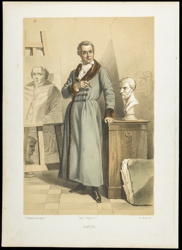 1846 - Lithograph By Jacques-Louis David (Portrait) - Philippoteaux ...