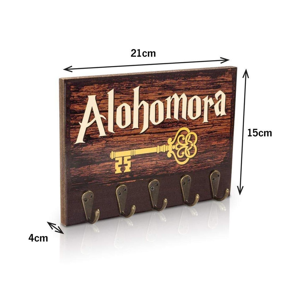 Alohomora Key Rack | Magical Home & Office Decor Key Holder With 5 ...