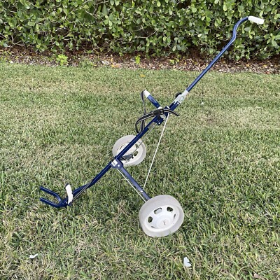 Vintage Titleist Stowaway Plus 2-Wheel Folding Golf Cart Easy Folding ...