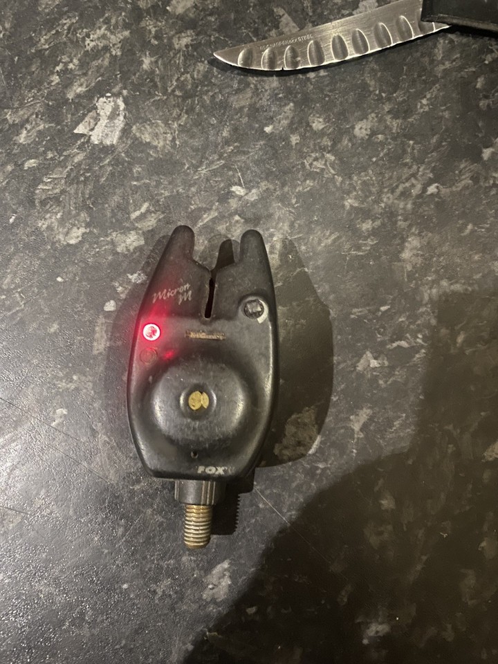 Fox Micron M Alarms Red led Bite Alarm x 2 | eBay