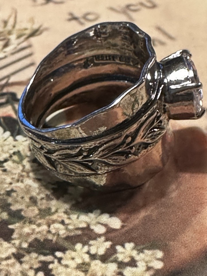Silpada .925 Sterling Silver CZ R7149 Stronger Than Ever Ring Size 10 ...