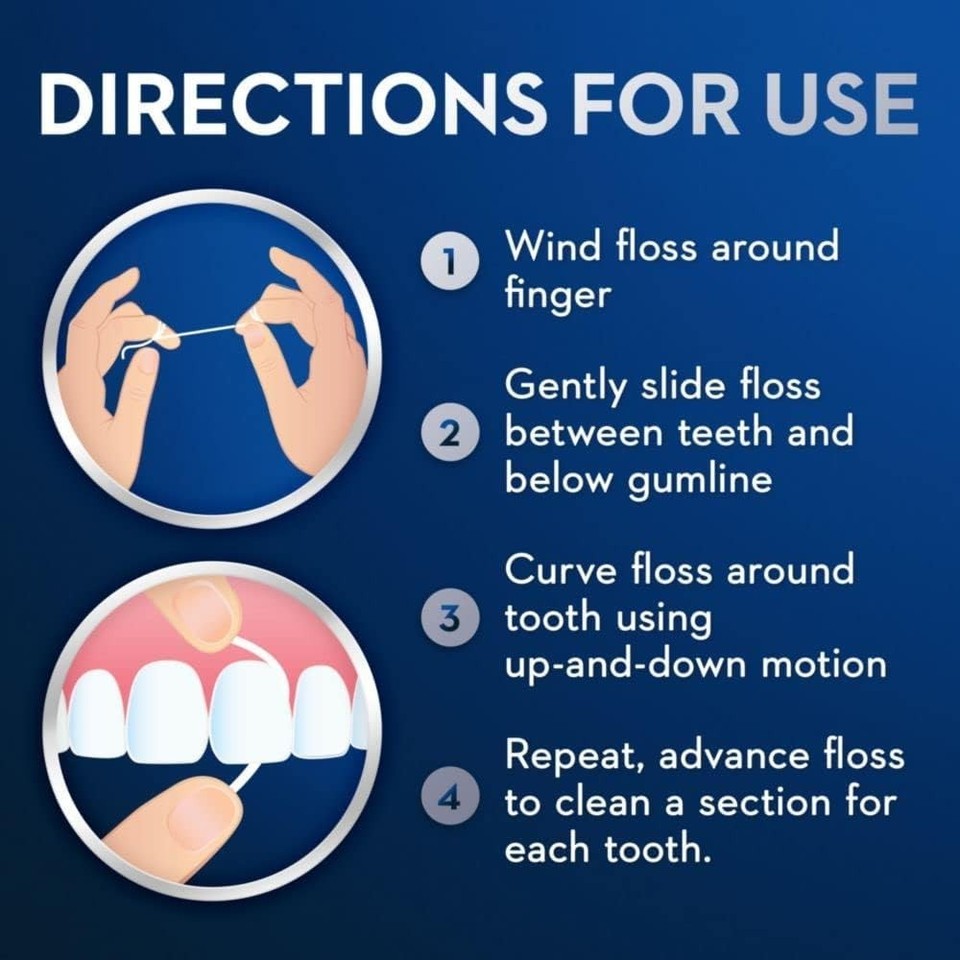 Oral-B Super Floss Pre-Cut Strands Dental Floss, Mint, 50 Count (pack ...