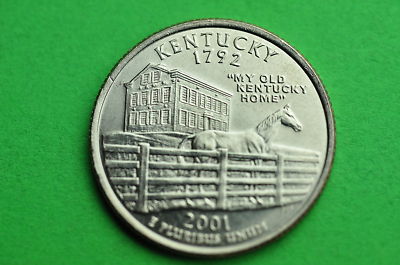 2001-P BU Mint State (KENTUCKY) Statehood US Quarter | eBay