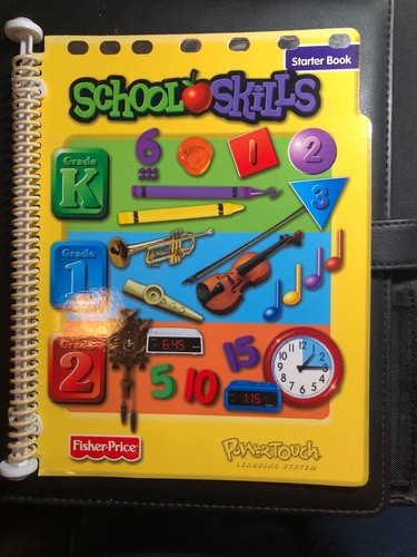 Fisher-Price Power Touch Learning System Starter Book School Skills | eBay
