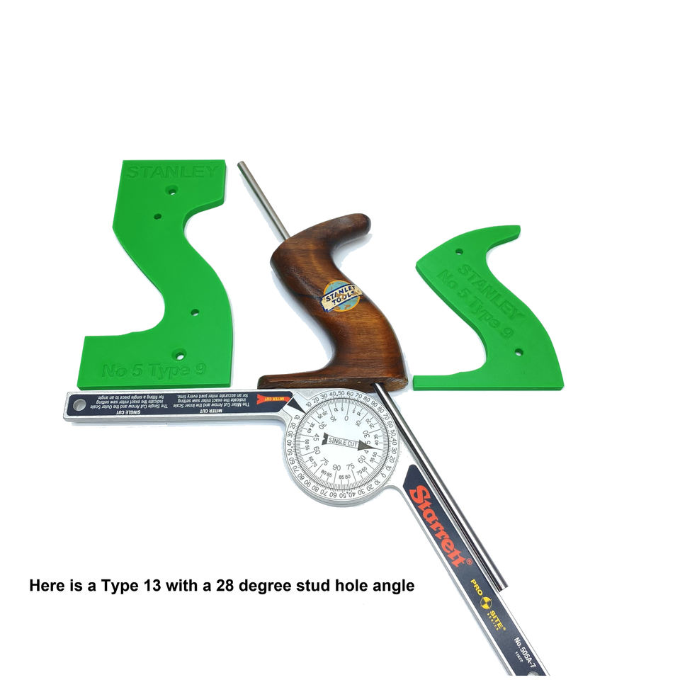 Stanley Plane Tote Drilling Jig Kit with Angle Blocks from 25 to 30° | eBay