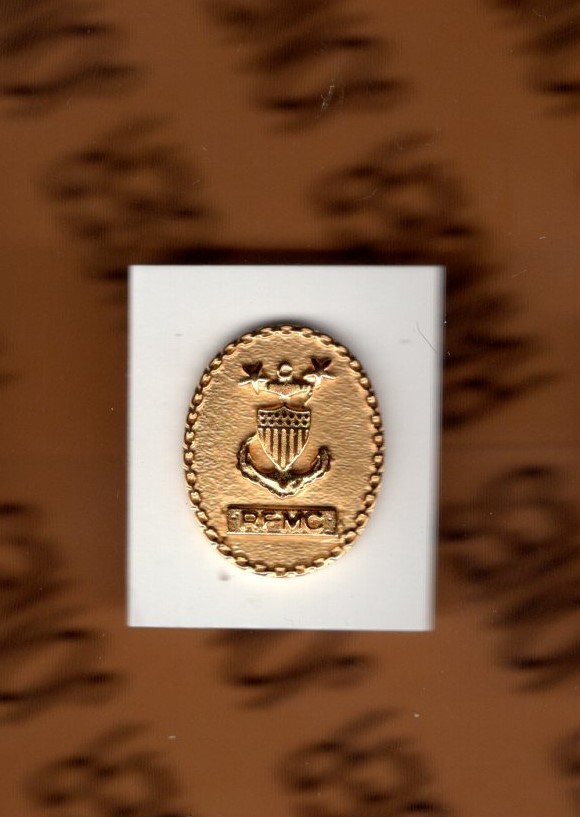 Coast Guard USCG MCPO Master Chief Petty Officer Command RFMC 1" dress ...