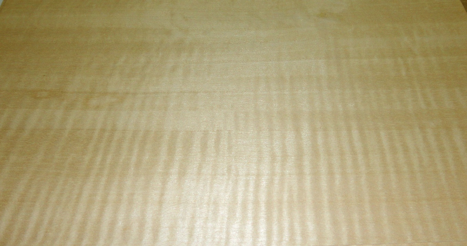 Anigre Tiger Figure Fiddleback wood veneer 8" x 13" raw 1/42" thickness ...