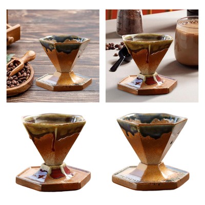 Hexagonal Coffee Mug 160ml Coffee Mug Modern Tea Cup Ceramic Coffee Mug ...