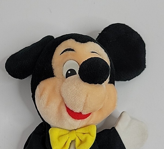 Mickey Mouse Plush Hand Puppet Walt Disney World Disneyland Vintage | eBay