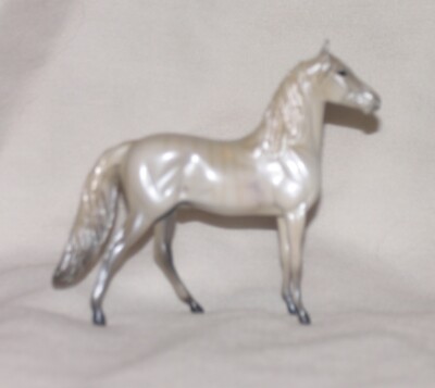 Peter Stone Chip glossy pearl dapple white morgan stallion horse | eBay