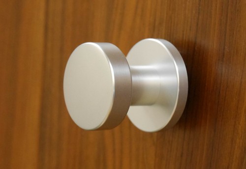 FSB 0829 Türknopf Türknauf Aluminium naturfarbig F1 auf Rosette nicht ...