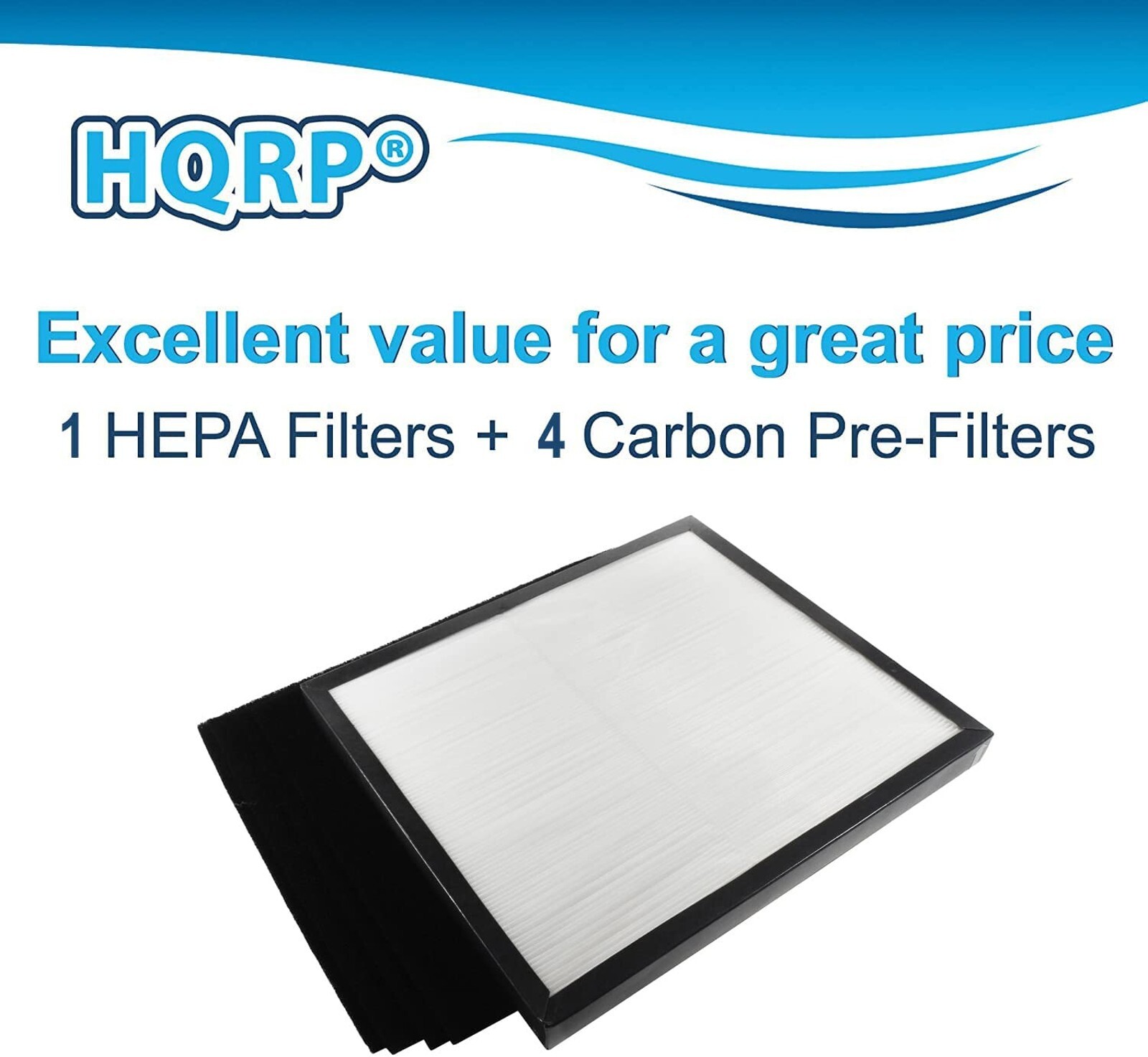 True HEPA + 4 Carbon Filter Set for HoMedics TotalClean AF-20 AP-25 Air ...