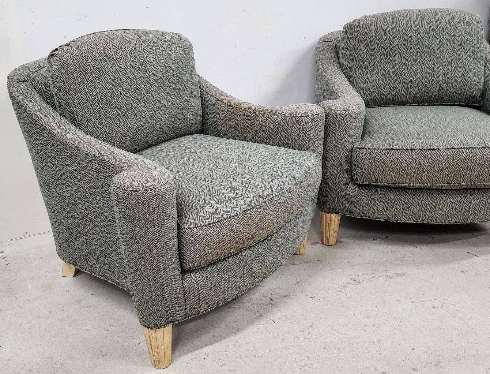 Pair of Modern Contemporary Club Chairs by PEARSON | eBay