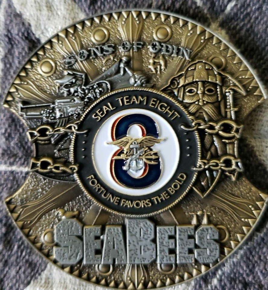 US Naval Special Warfare Navy Seal Team 8 Seabees Odins Sons ST8 CB Challenge Co | eBay