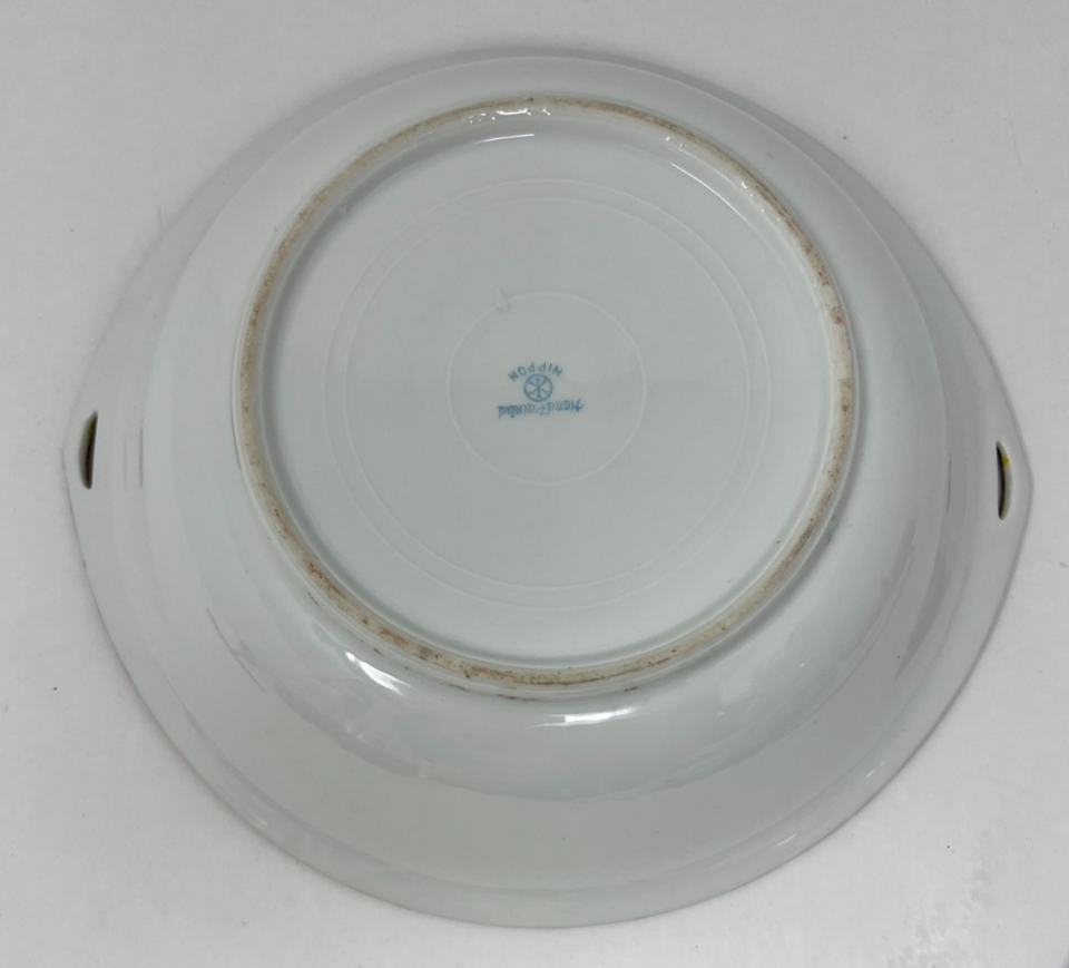 Noritake NIPPON Christmas Ball 175 Gold Backstamp 16034 Round Serving ...