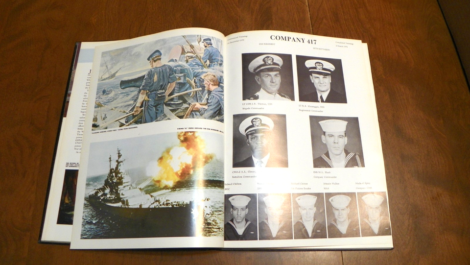 1971 keel usn training center great lakes, illinois, company 417 | eBay