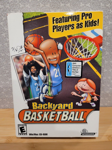 2001 Backyard Basketball Humongous Entertainment PC CD-ROM Big Box CIB ...