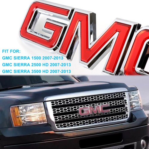 Front Grille Emblem Badge Big for 2007-2013 Sierra 1500 2500HD 3500HD ...