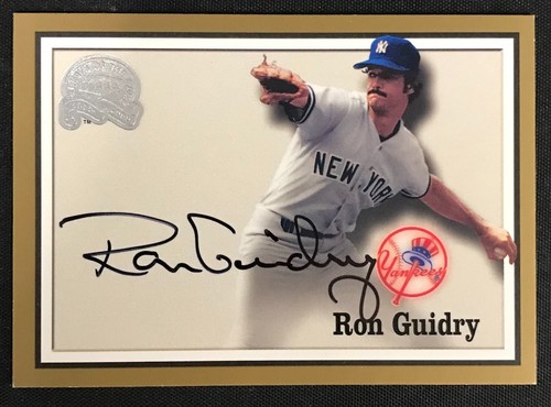 2000 Fleer Greats of the Game Ron Guidry Autograph New York Yankees | eBay